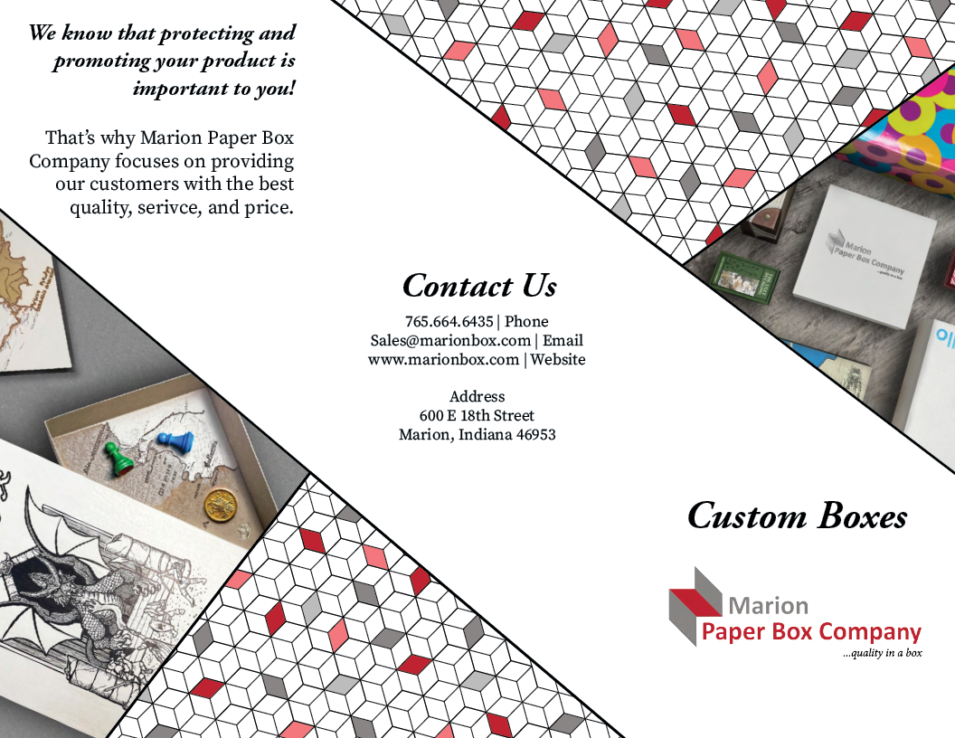 Brochure - Marion Paper Box Co